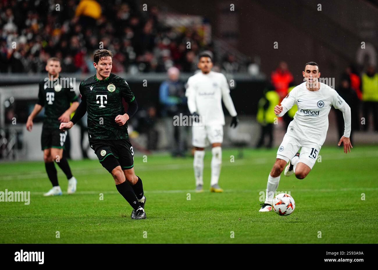 January 23 2025: Stefan Gartenmann (Ferencvaarosi TC) // during a UEFA ...
