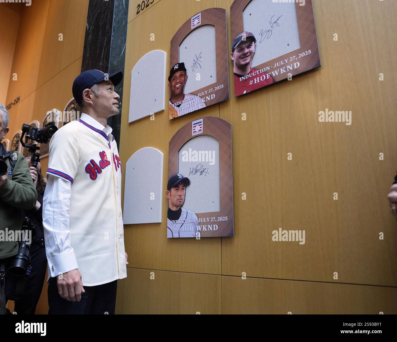 Cooperstown New York Jan 23 2025 Former Seattle Mariners