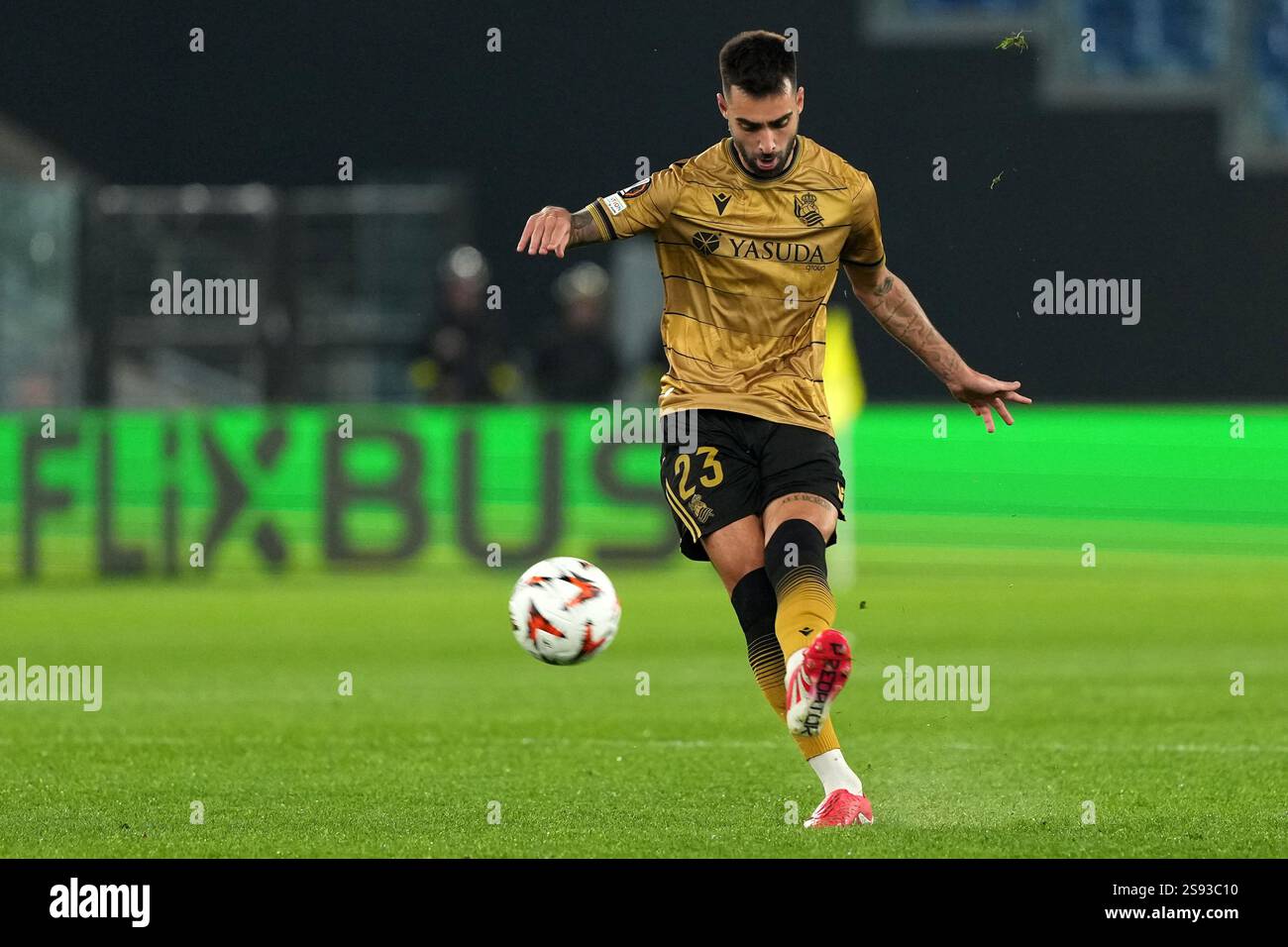 Brais Mendez of Real Sociedad during the Europa League football match ...