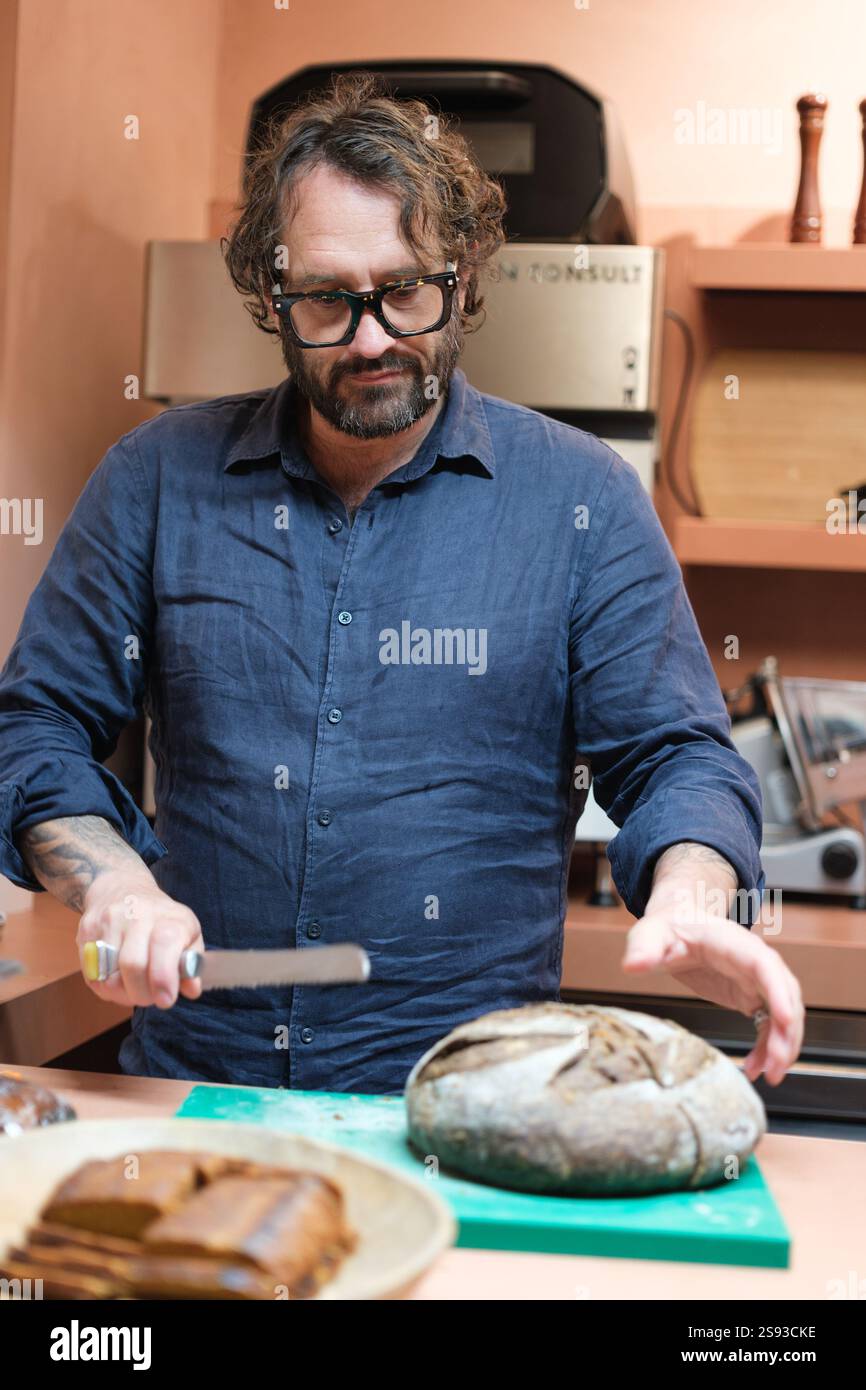 Chef Richard Hart presents the book “RICHARD HART BREAD” at Semilla ...