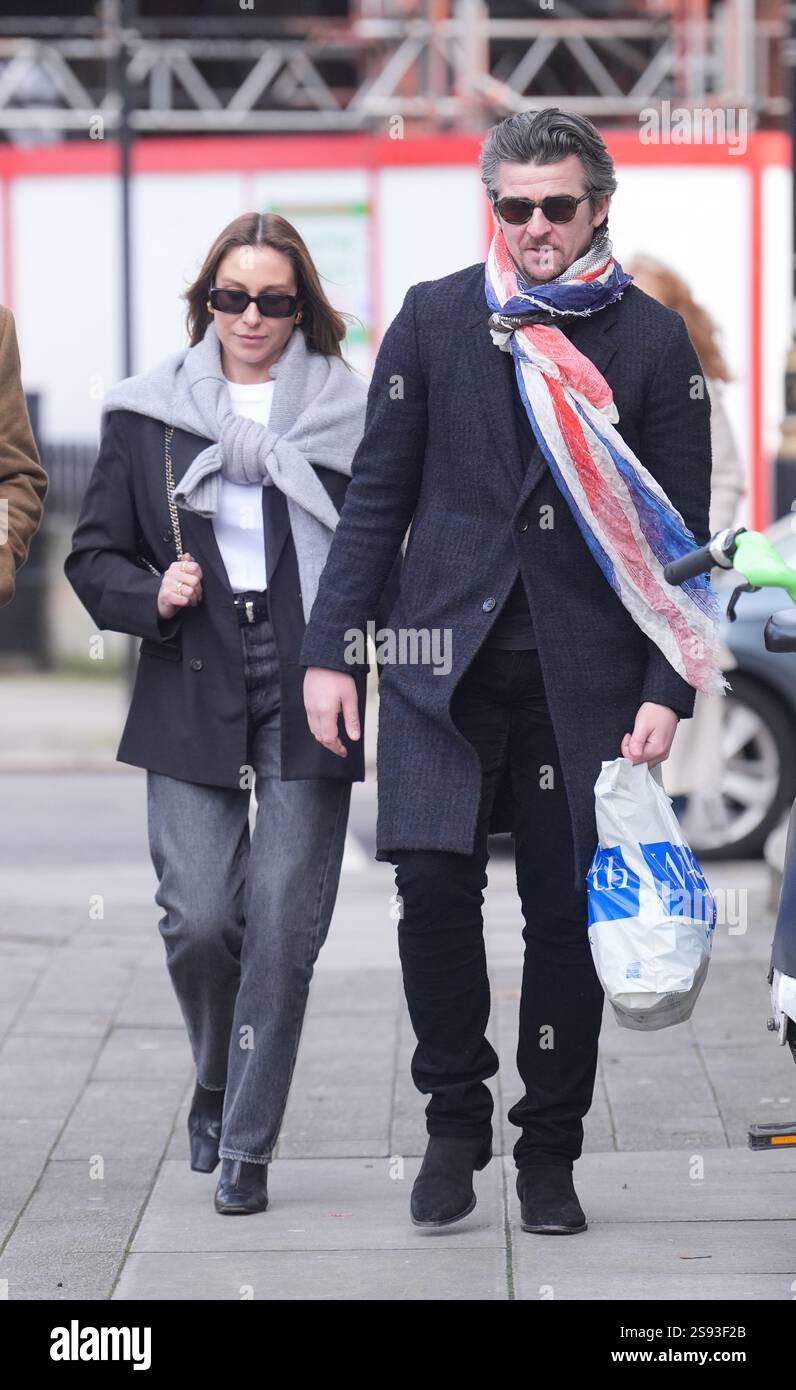 Joey Barton and his wife Georgia Barton at Westminster Magistrates ...