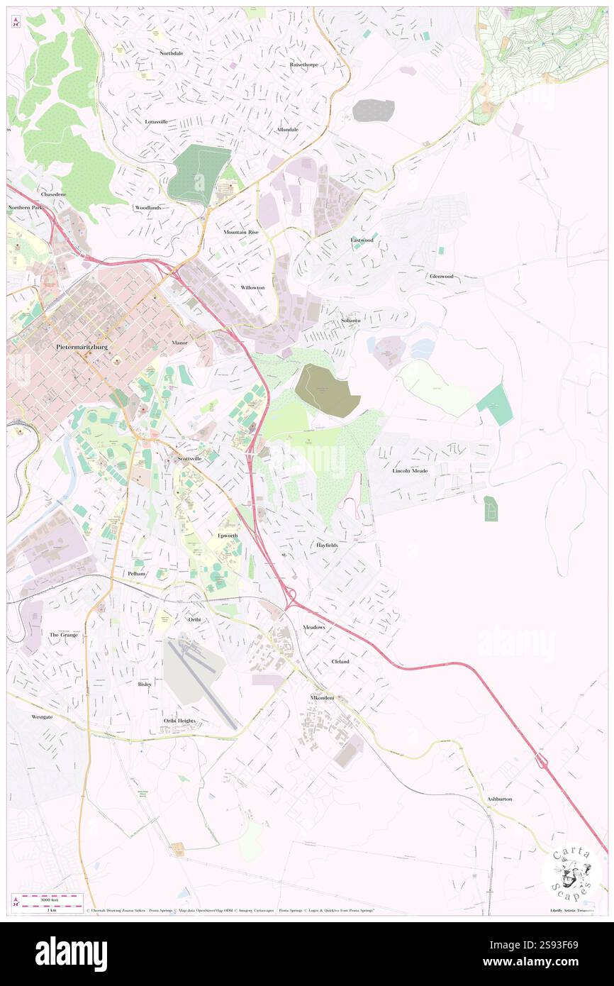 Hay Paddock, uMgungundlovu District Municipality, ZA, South Africa ...
