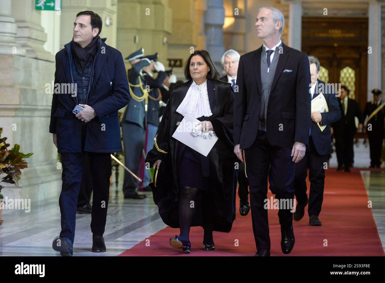 Italy, Rome, January 24, 2025 : Inauguration of the judicial year 2025 ...