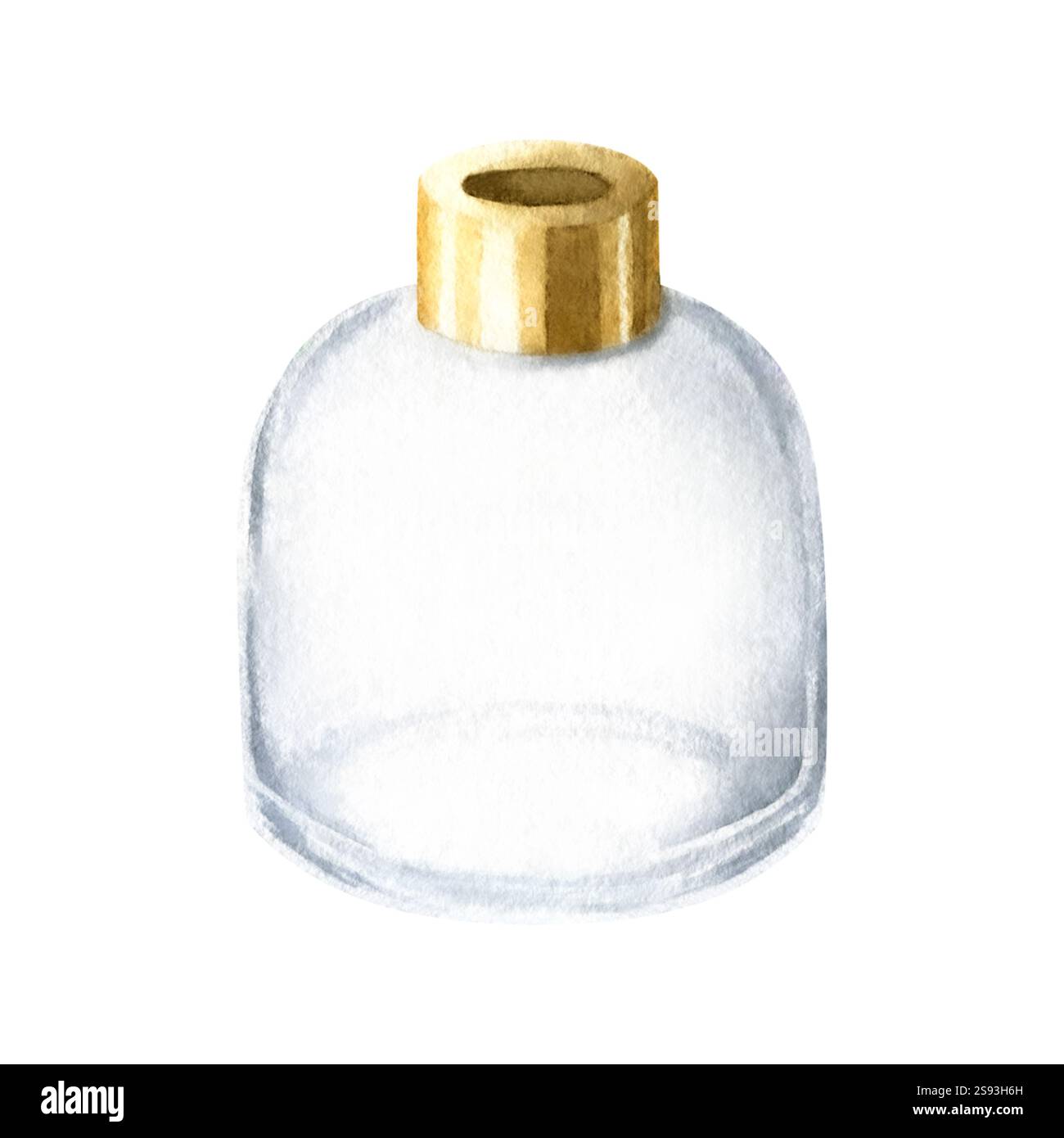 Air refresher aroma diffuser with essential oil. Hand drawn watercolor ...