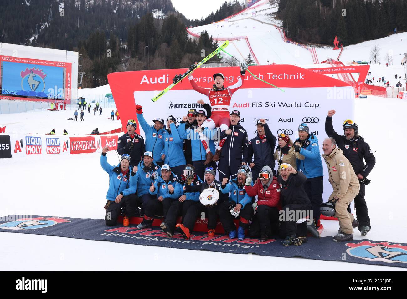 FIS Ski World Cup 2024-2025 - Menâ??s World Cup Super G Kitzbuhel ...