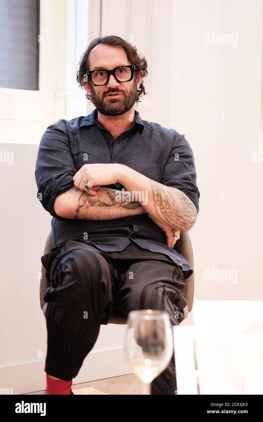 Madrid, Spain, 24/01/2025, Chef Richard Hart presents the book “RICHARD ...