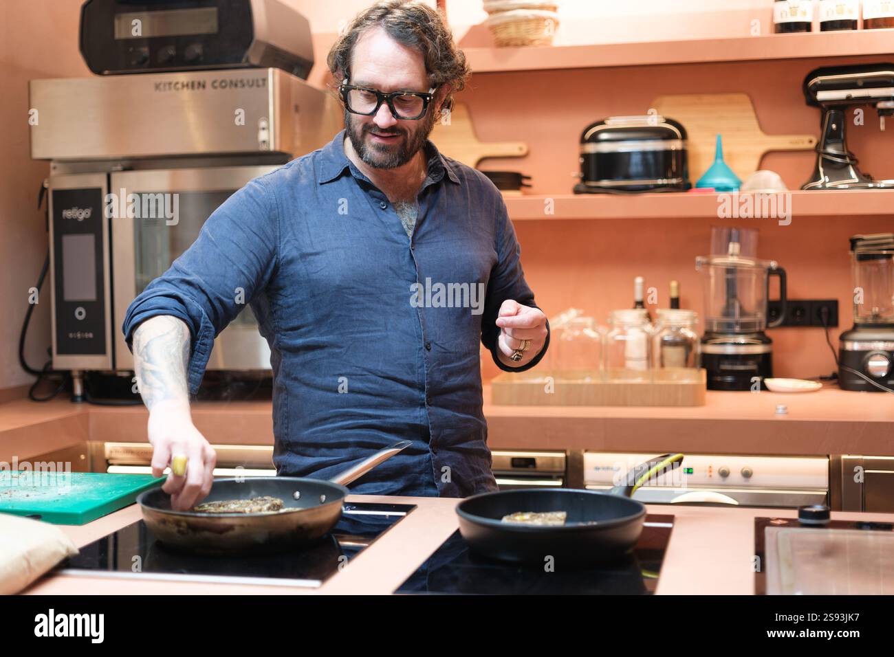 Madrid, Spain, 24/01/2025, Chef Richard Hart presents the book “RICHARD ...