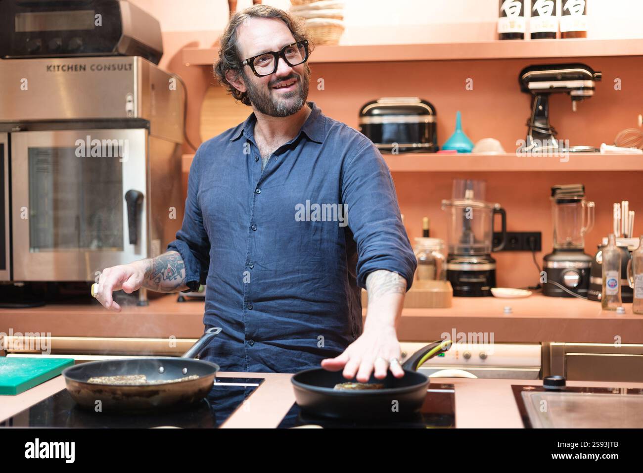 Madrid, Spain, 24/01/2025, Chef Richard Hart presents the book “RICHARD ...