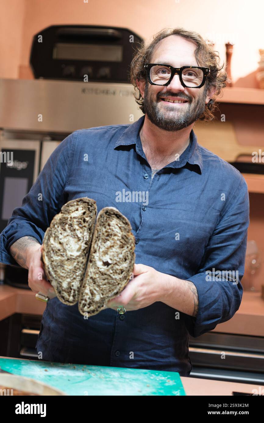 Madrid, Spain, 24/01/2025, Chef Richard Hart presents the book “RICHARD ...