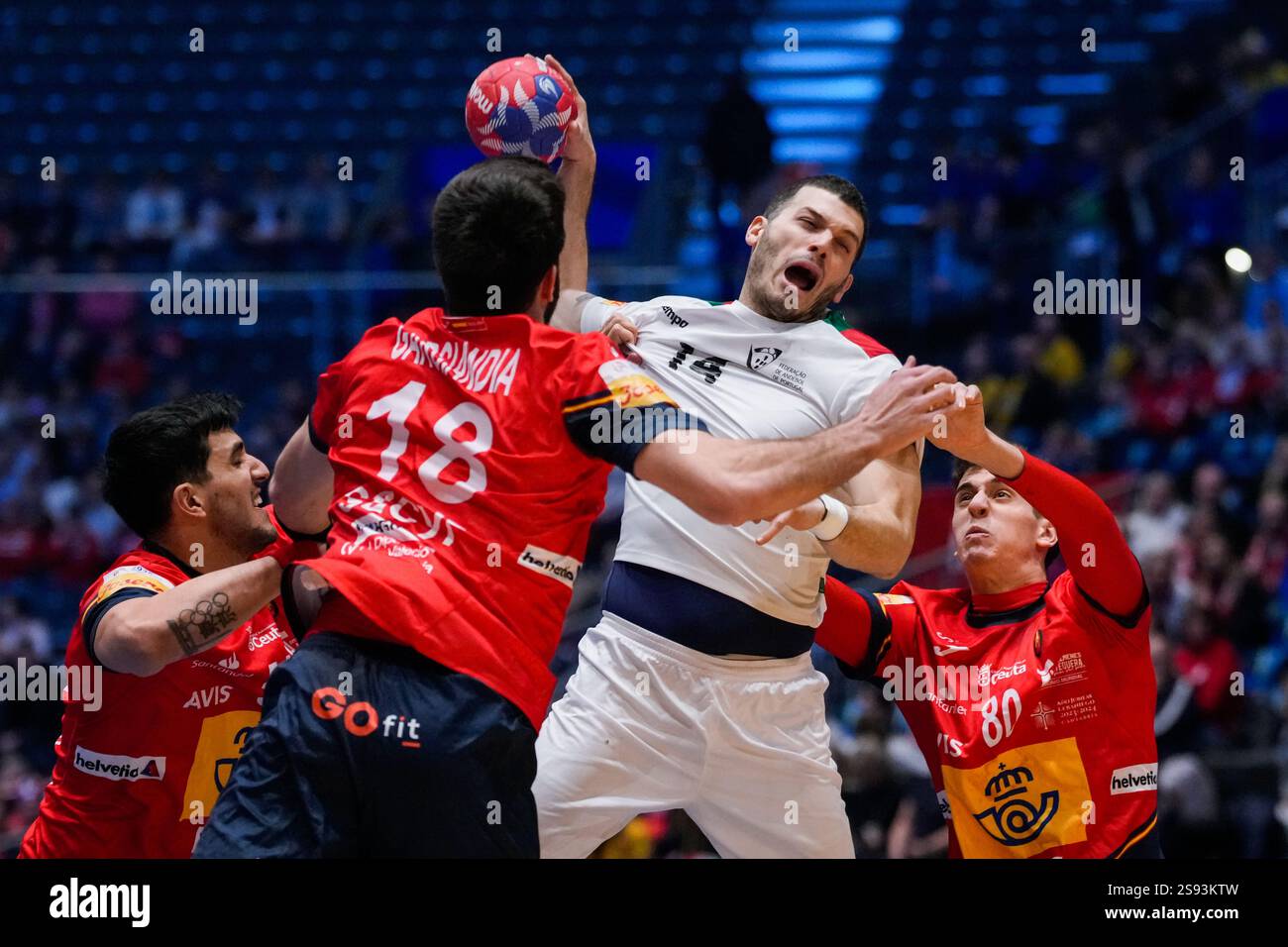 Fornebu 20250124. Portugal's Rui Silva during the World Championship ...