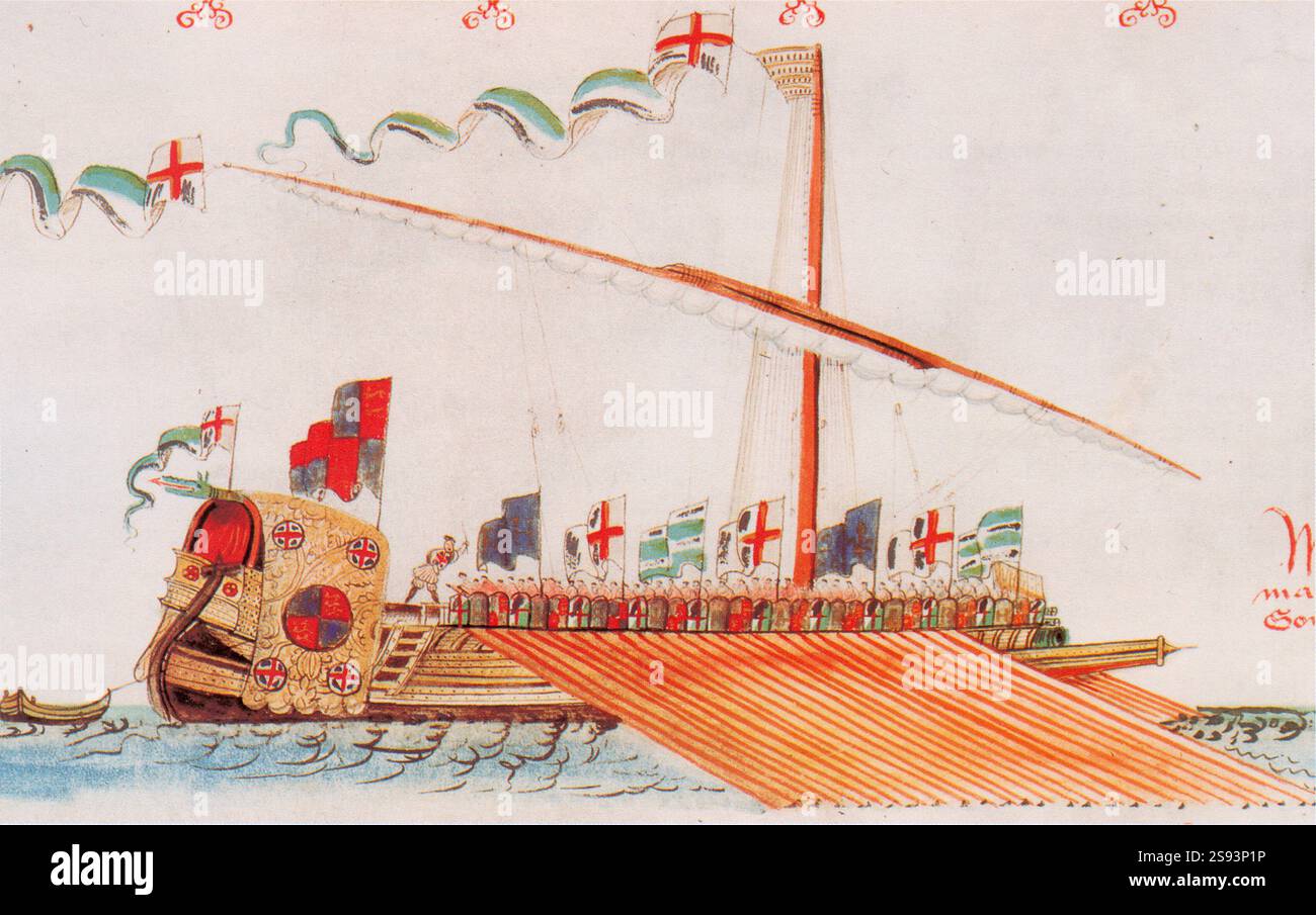 The Galley Subtle, a Mediterranean-type galley which formed the ...