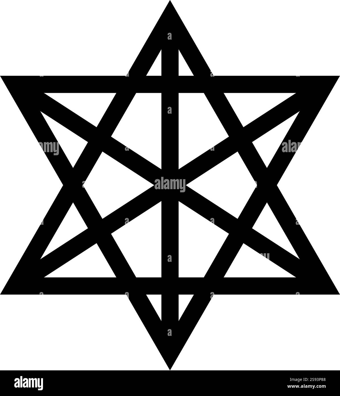 Metatron cube Sacred geometry icon black color vector illustration ...
