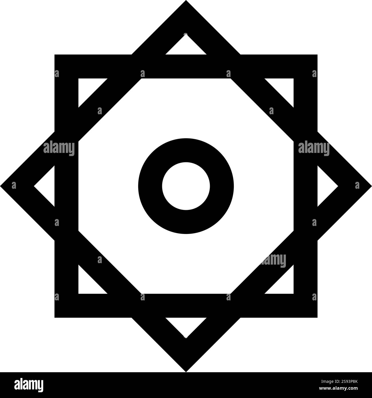 Symbol Rub el Hizb Islam Ramadan equilibrium of static dynamic Sacred ...