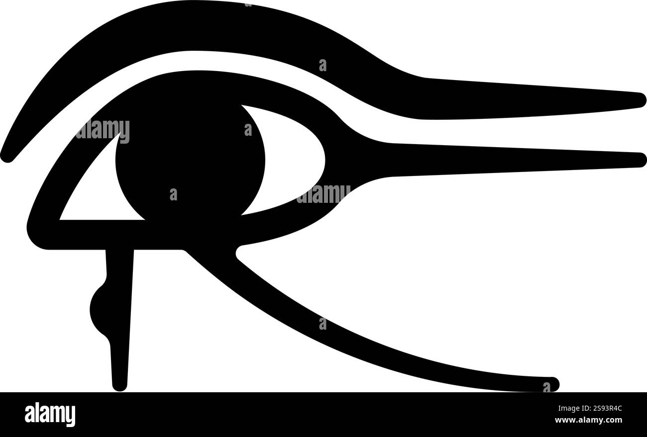 Eye god Horus Egyptian symbol mystical protective amulet of Pharaohs ...