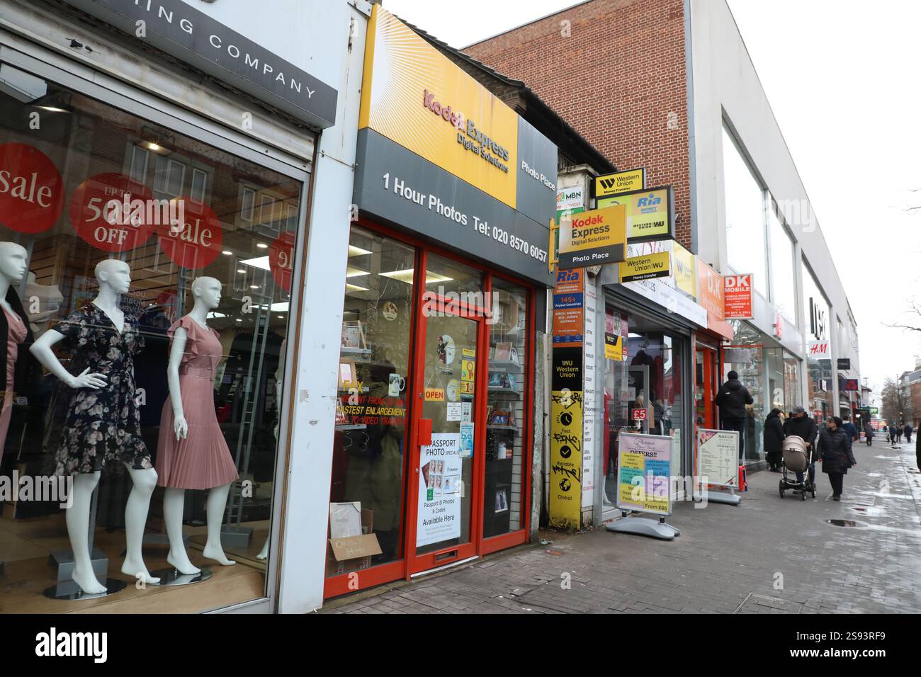 High Street, Hounslow, London, England Stock Photo - Alamy