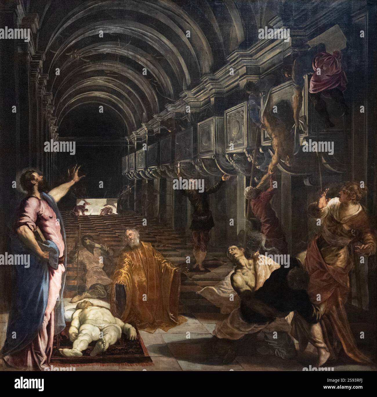 Jacopo Tintoretto — "Finding of the body of St Mark Stock Photo - Alamy