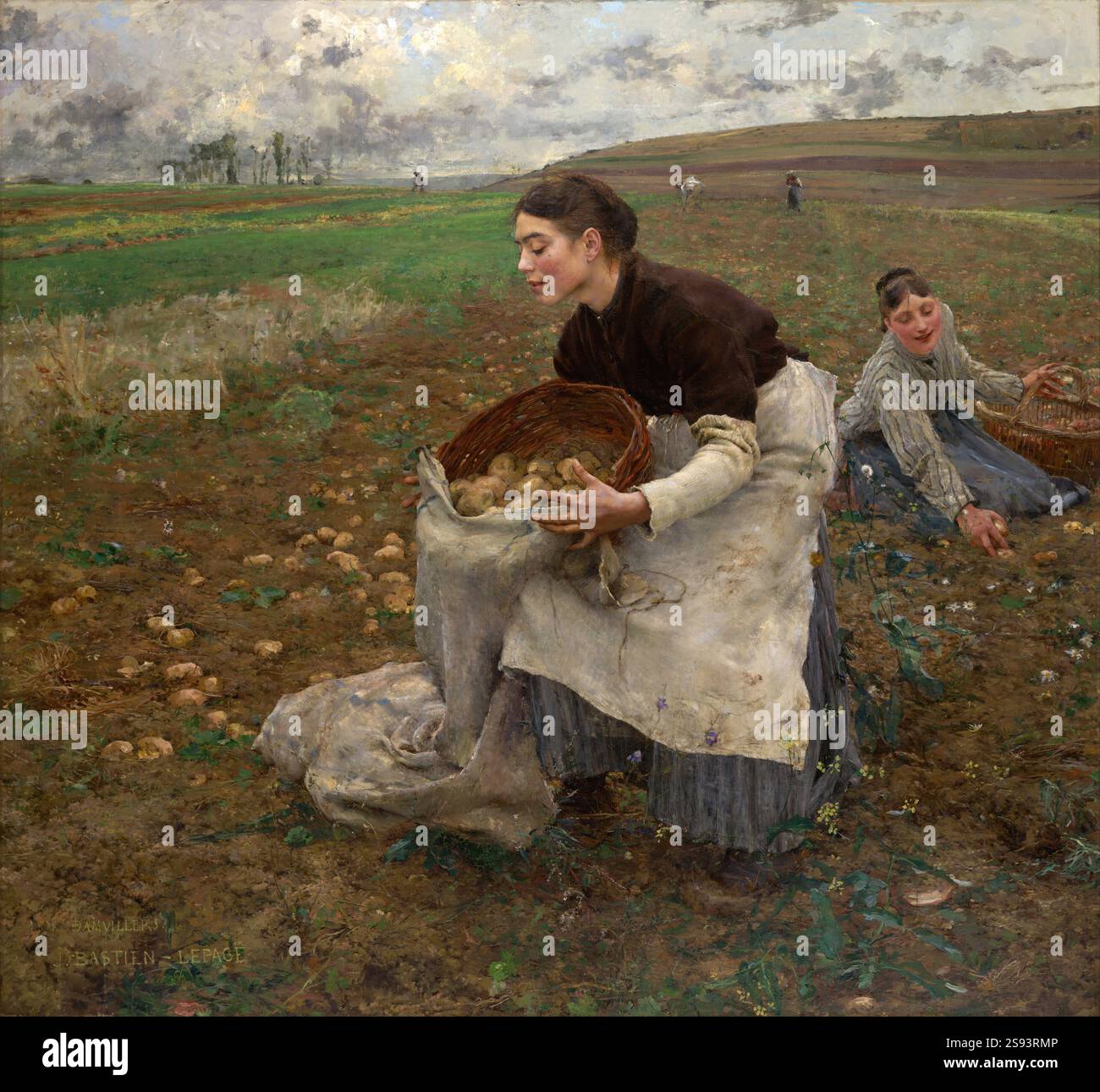 October, 1878, National Gallery of Victoria Jules Bastien-Lepage Stock ...