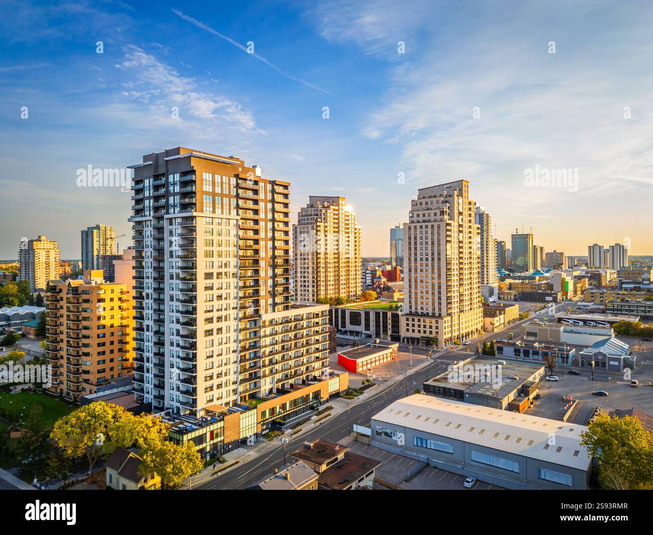 London, Ontario, Canada downtown city skyline at dawn Stock Photo - Alamy