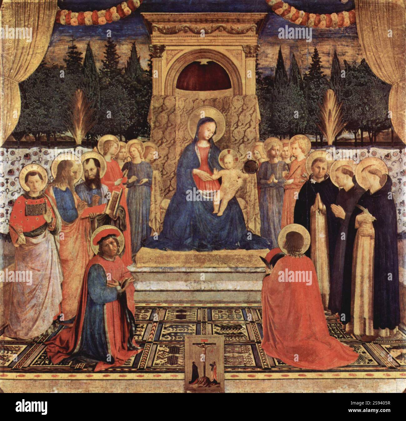 The San Marco Altarpiece (also known as Madonna and Saints) is a painting by the Italian early ...