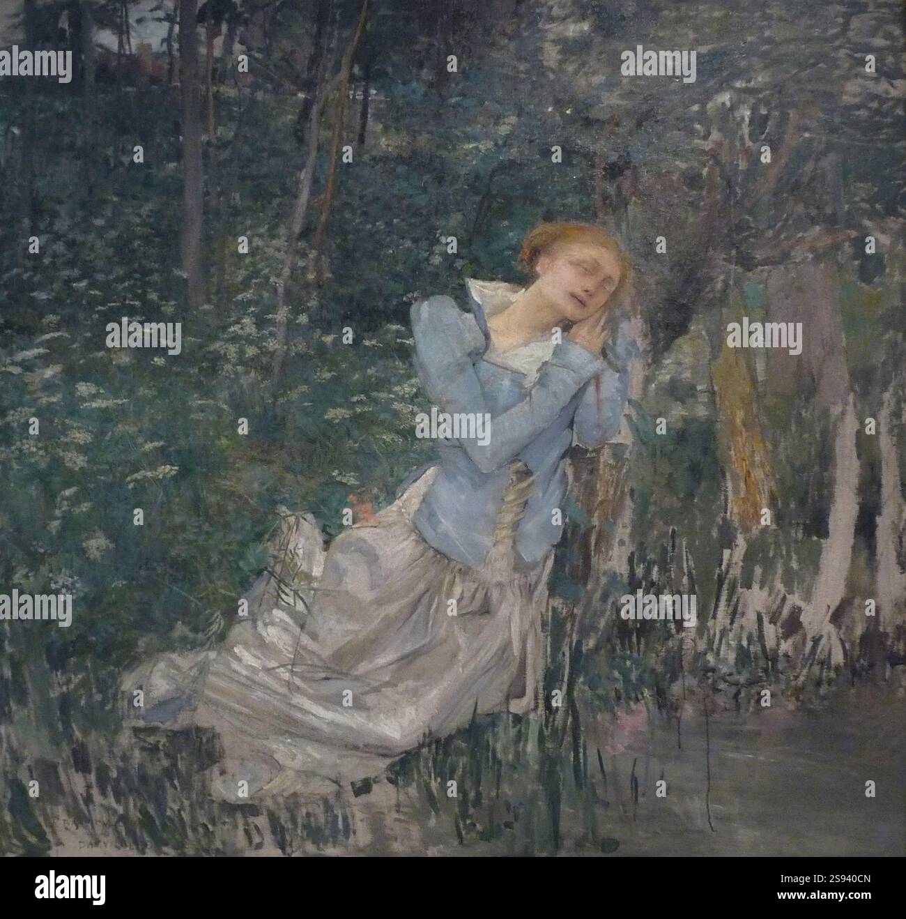 Ophelia, 1881, Museum of Fine Arts of Nancy Jules Bastien-Lepage Stock ...