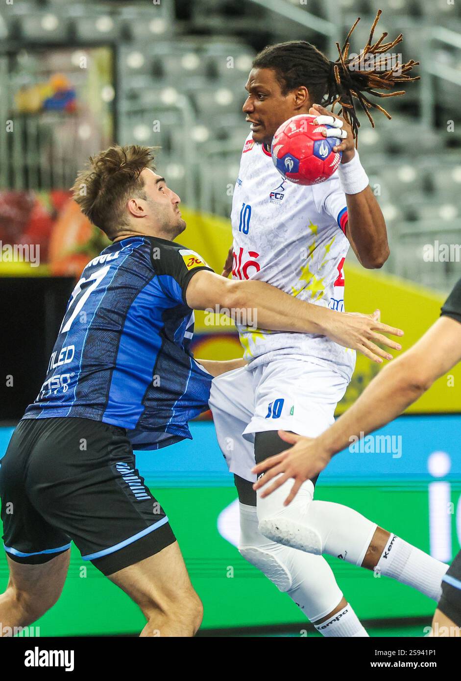 ZAGREB, CROATIA - JANUARY 24: Bruno Landim of Cape Verde during the ...