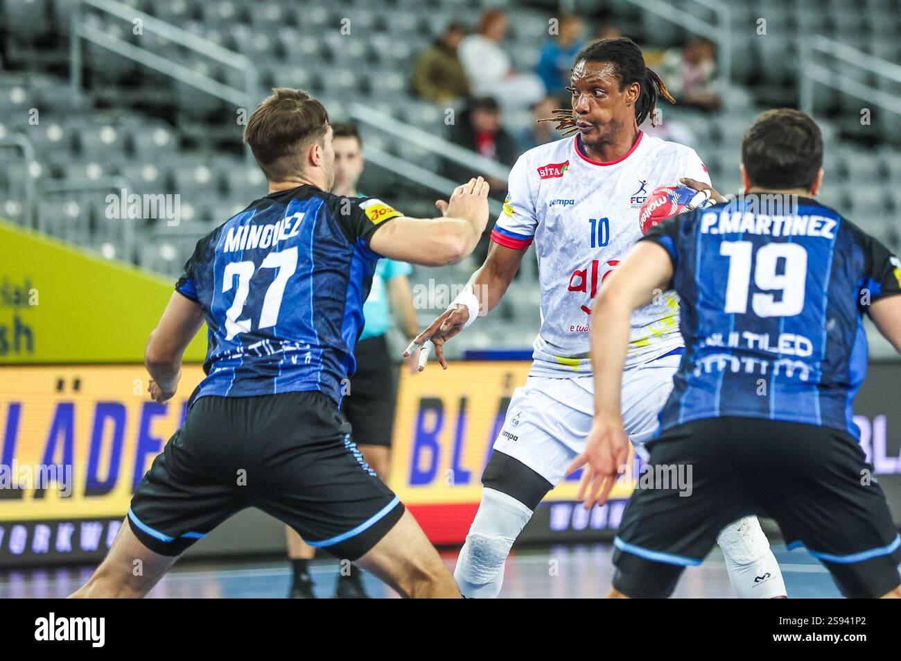 ZAGREB, CROATIA - JANUARY 24: Bruno Landim of Cape Verde during the ...