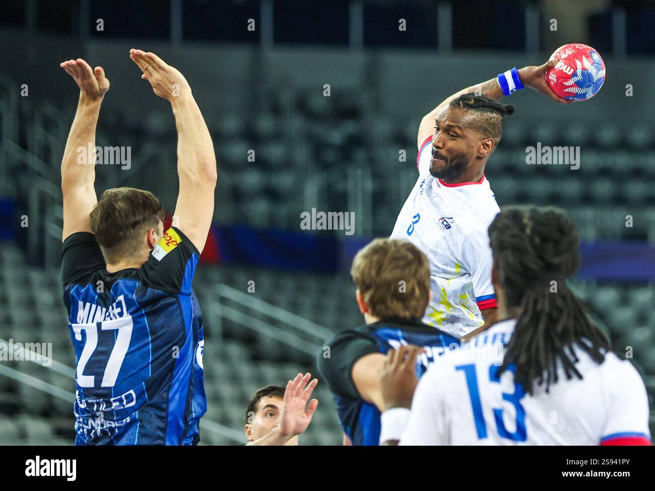 ZAGREB, CROATIA - JANUARY 24: Delcio Pina of Cape Verde during the 2025 ...