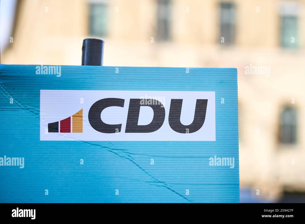 Stuttgart, Baden-Württemberg, Germany - January 23, 2025: Election ...