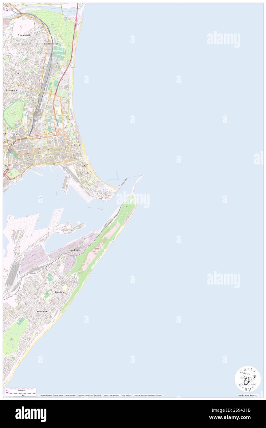 Durban Bluff Lighthouse, eThekwini Metropolitan Municipality, ZA, South ...