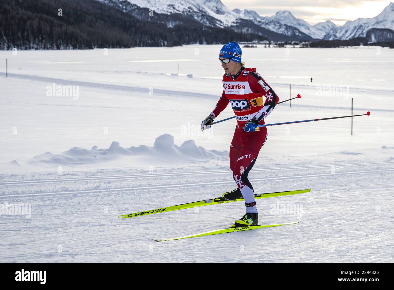 Iver Tildheim Andersen of Norway competes during the cross-country ski ...
