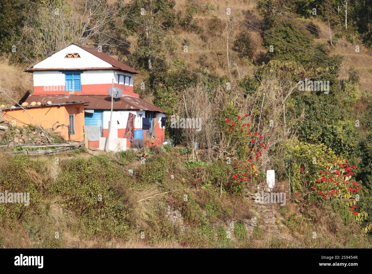 Traditional houses in nepal hi-res stock photography and images - Alamy