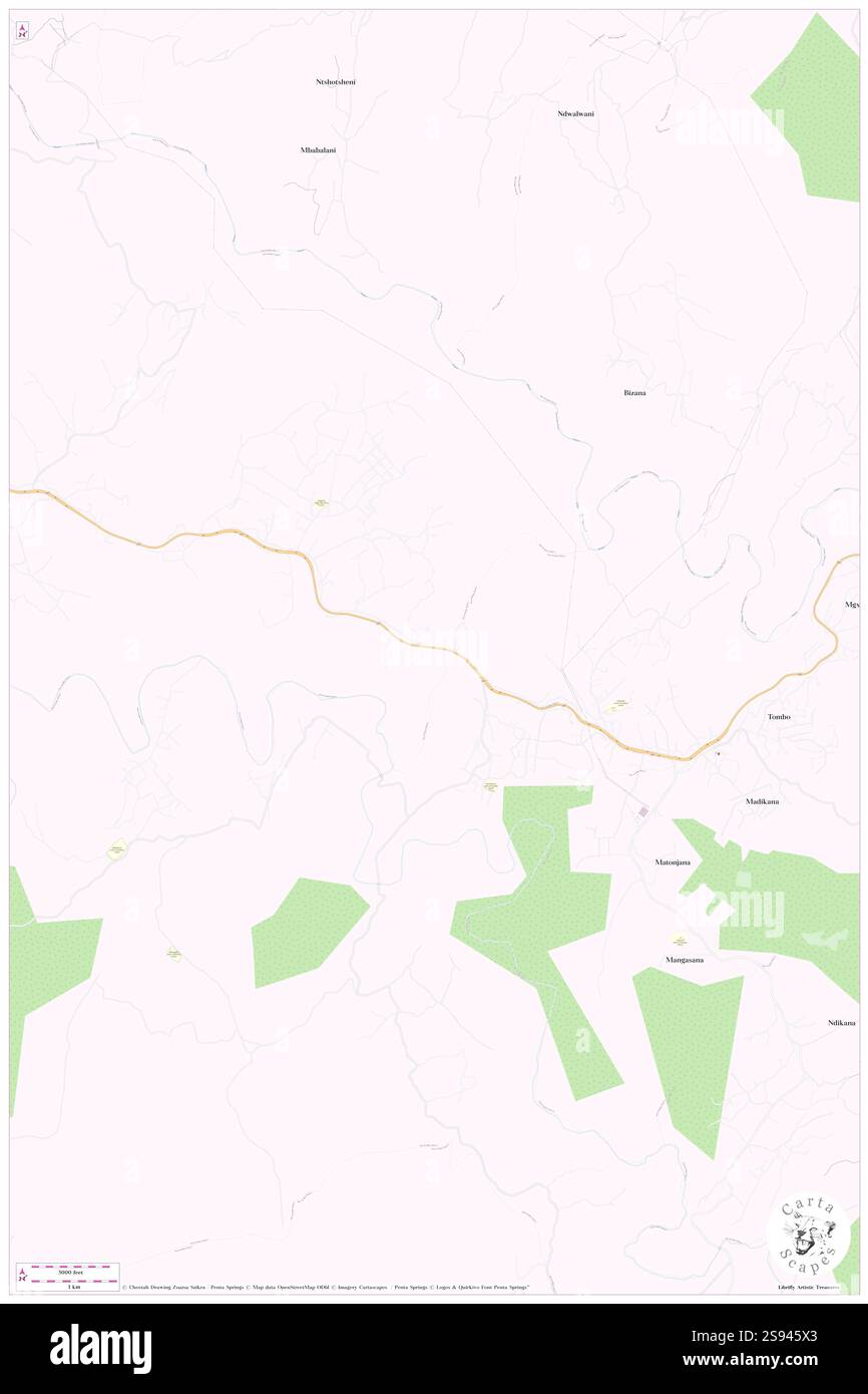 Macanda Hill, OR Tambo District Municipality, ZA, South Africa, Eastern ...