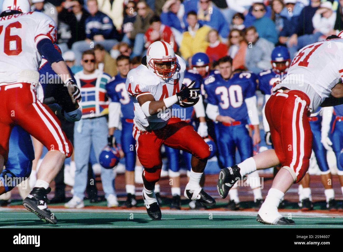 Nebraska's Calvin Jones carries the ball during an NCAA college ...