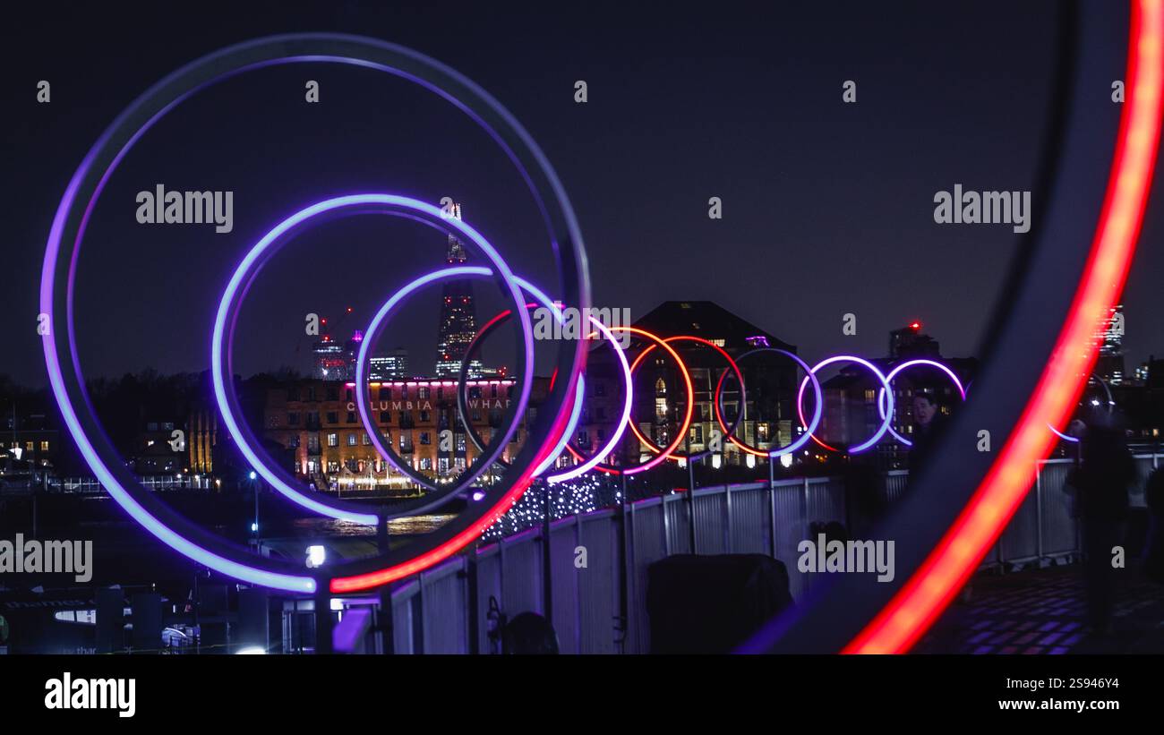 Spreading colour by the Circa art installation by Limbic Cinema is part ...