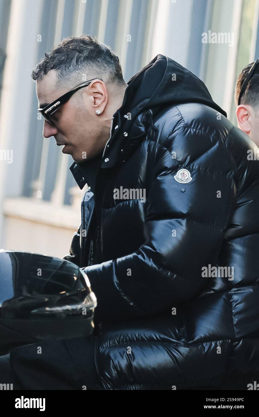 Milan, Celebrity Sightings - Marracash greets fans outside Radio Italia ...