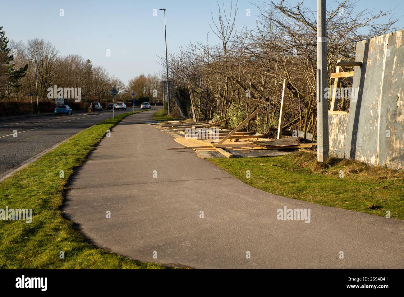 Storm éowyn damage in ireland hi-res stock photography and images - Alamy