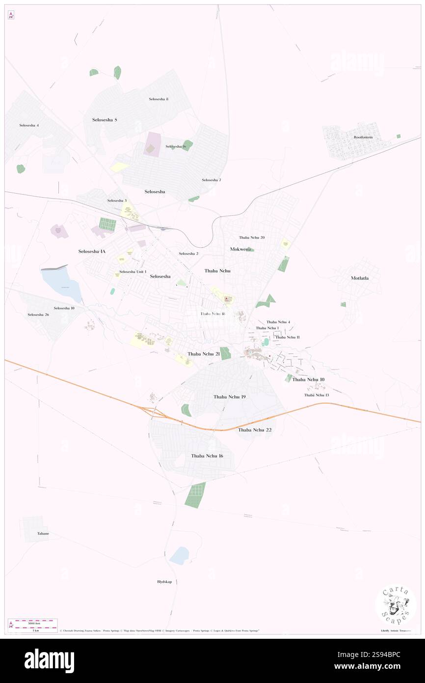 Ratlau, Mangaung Metropolitan Municipality, ZA, South Africa, Orange ...