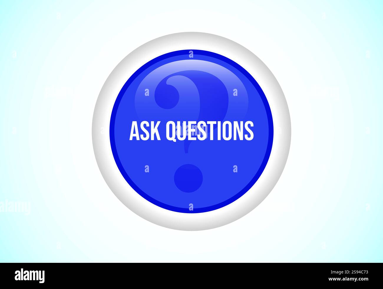 Ask questions button, Suitable for mobile app, and website UI design ...