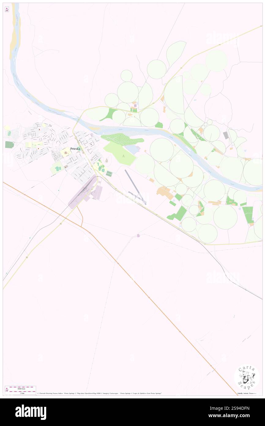 Prieska Airport, Pixley ka Seme District Municipality, ZA, South Africa ...