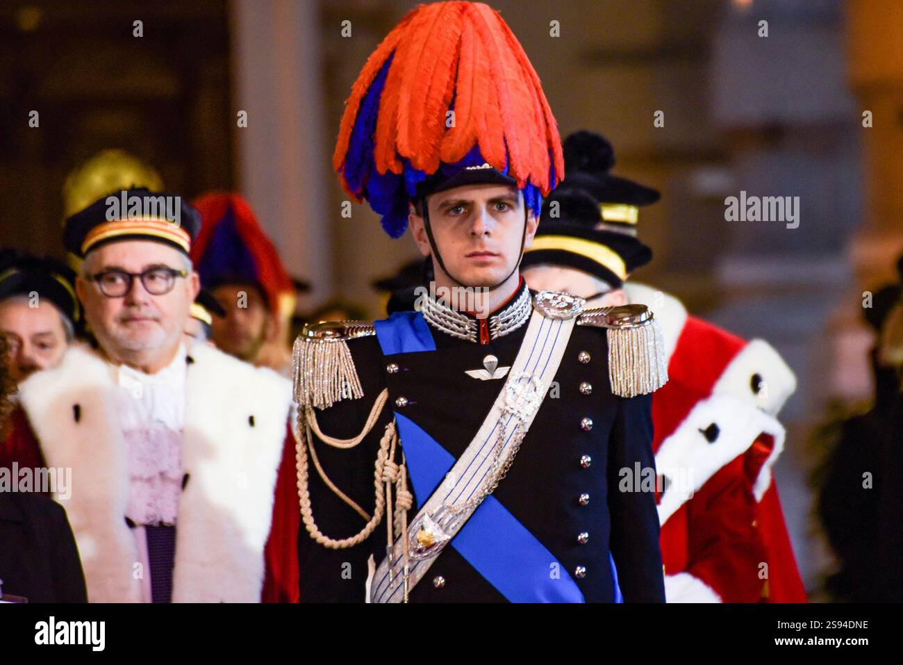 Procession of magistrates during the inauguration ceremony of the ...