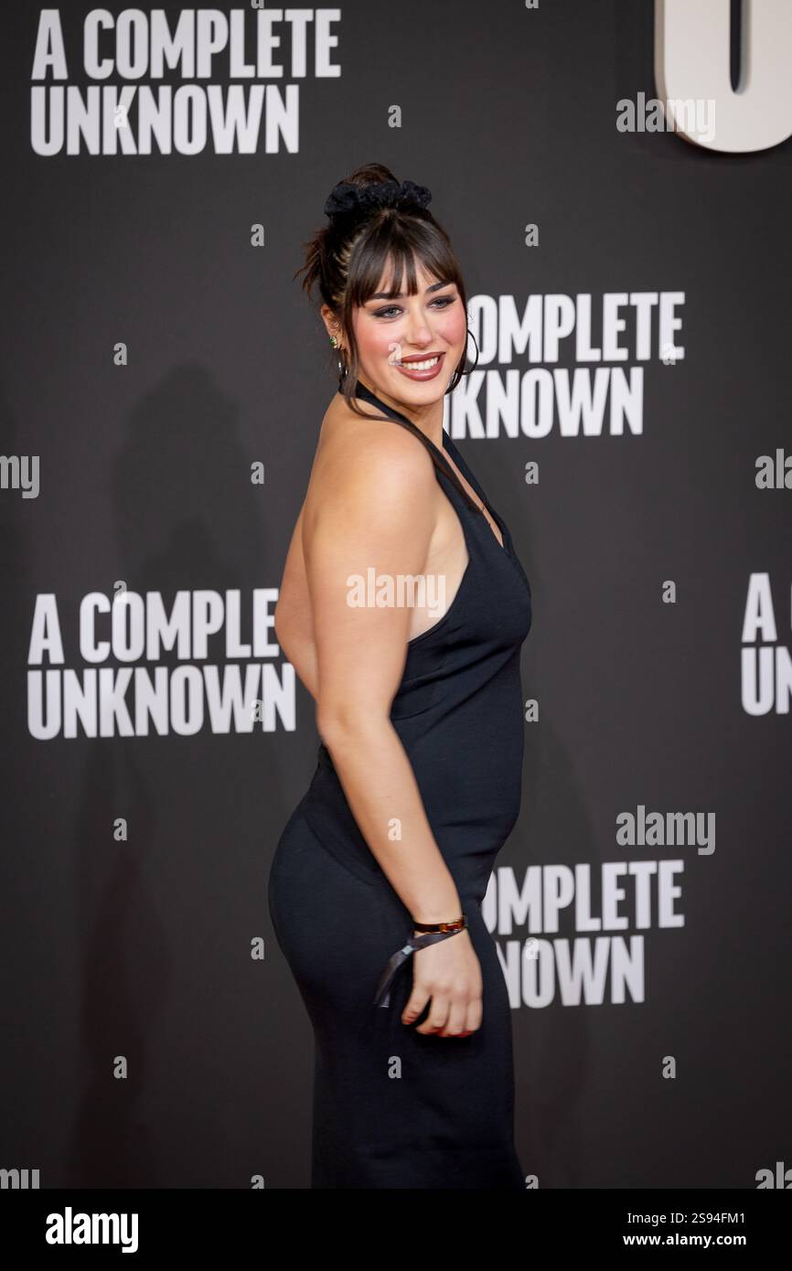 Rome, Italy - January 17, 2025: Iris Mulas during the Italian premiere ...