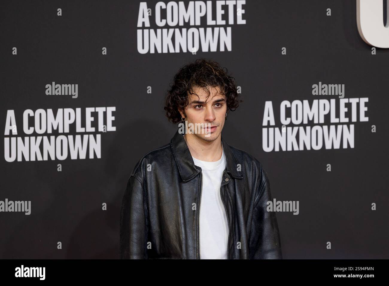 Rome, Italy - January 17, 2025: Italian actor Damiano Gavino during the ...