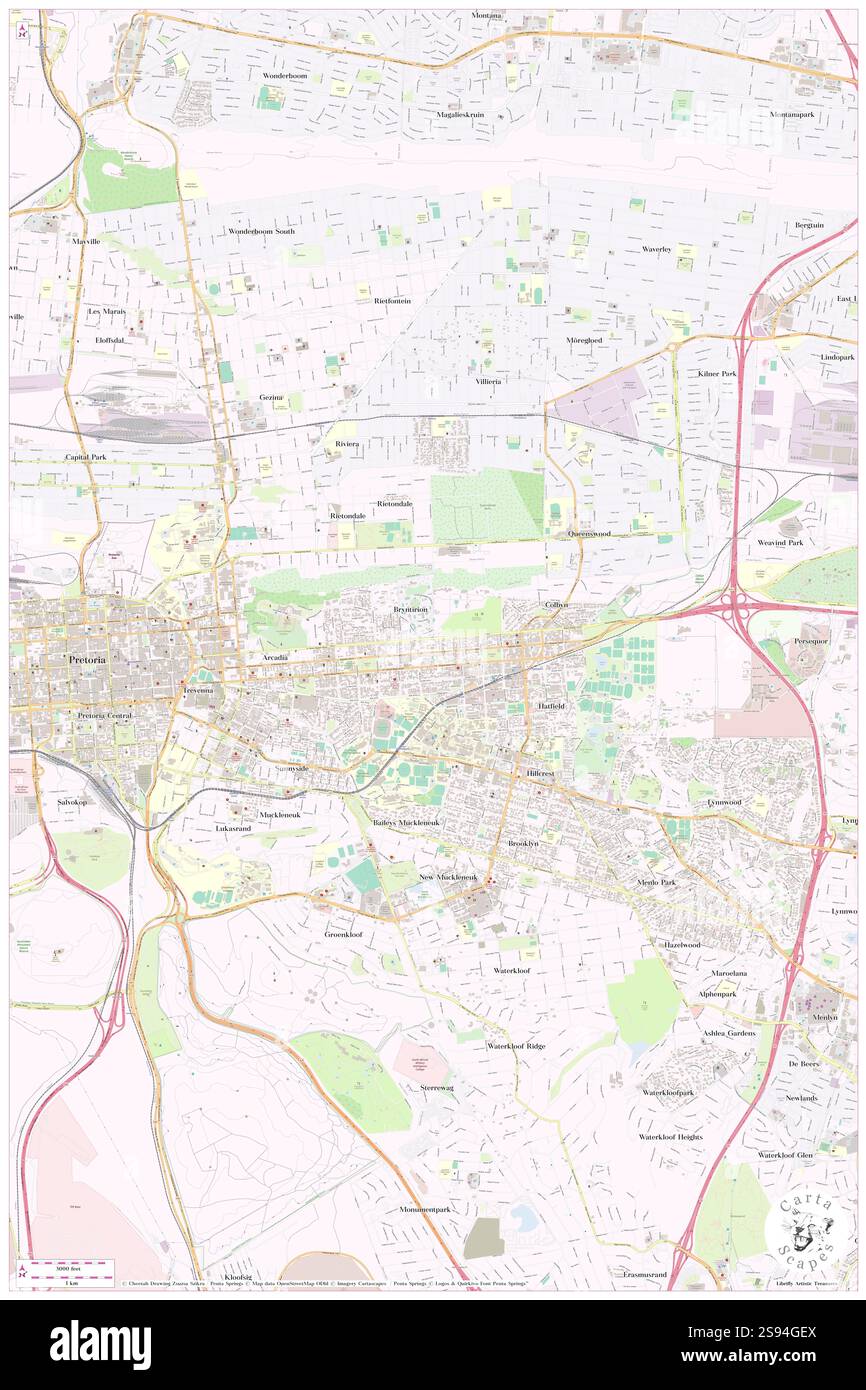 Pretoria East, City of Tshwane Metropolitan Municipality, ZA, South ...