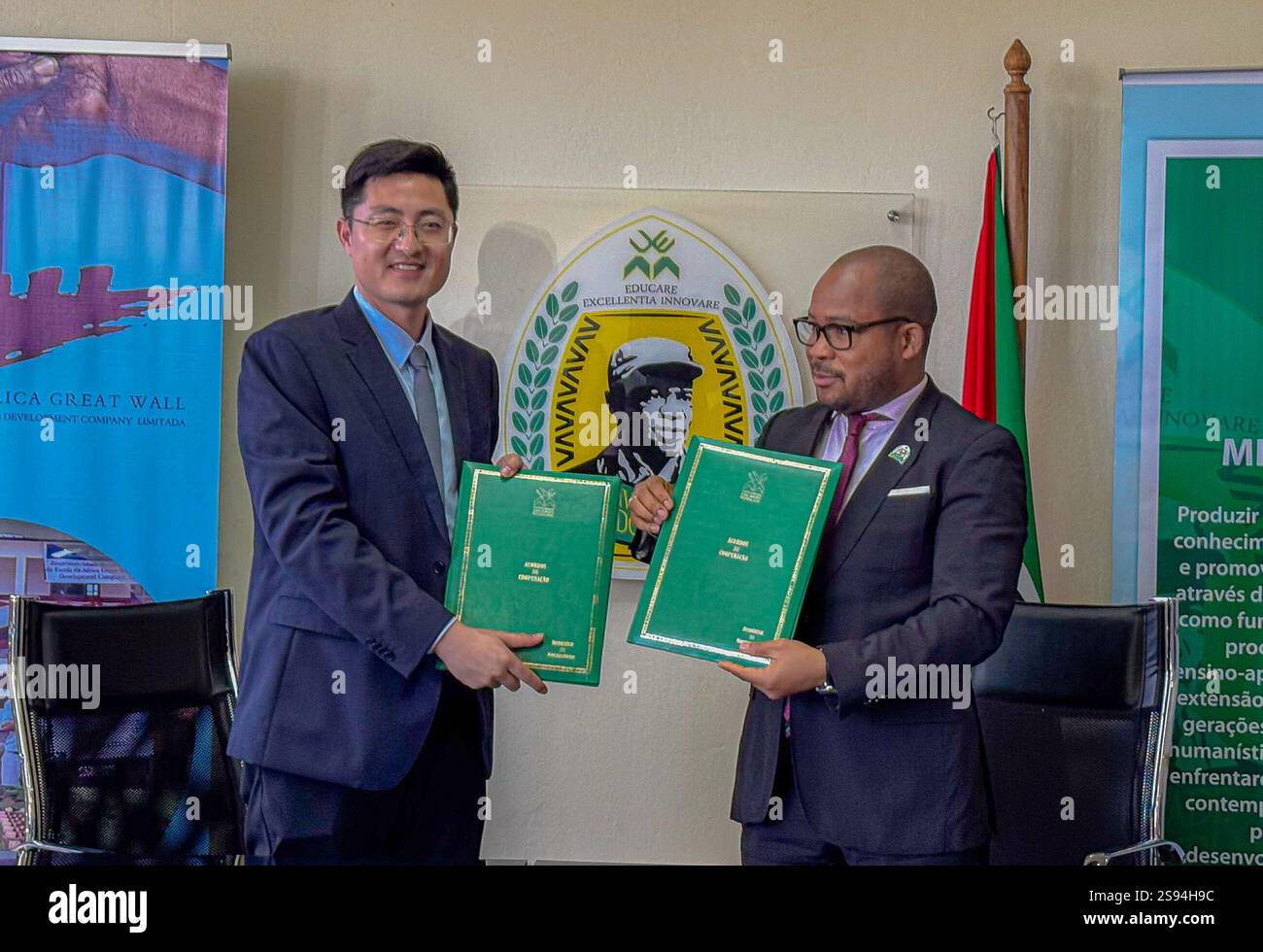 (250124) -- MAPUTO, Jan. 24, 2025 (Xinhua) -- Representative of the ...