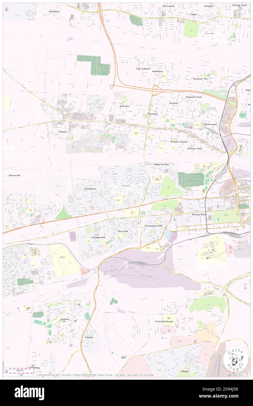 Danville, City of Tshwane Metropolitan Municipality, ZA, South Africa ...