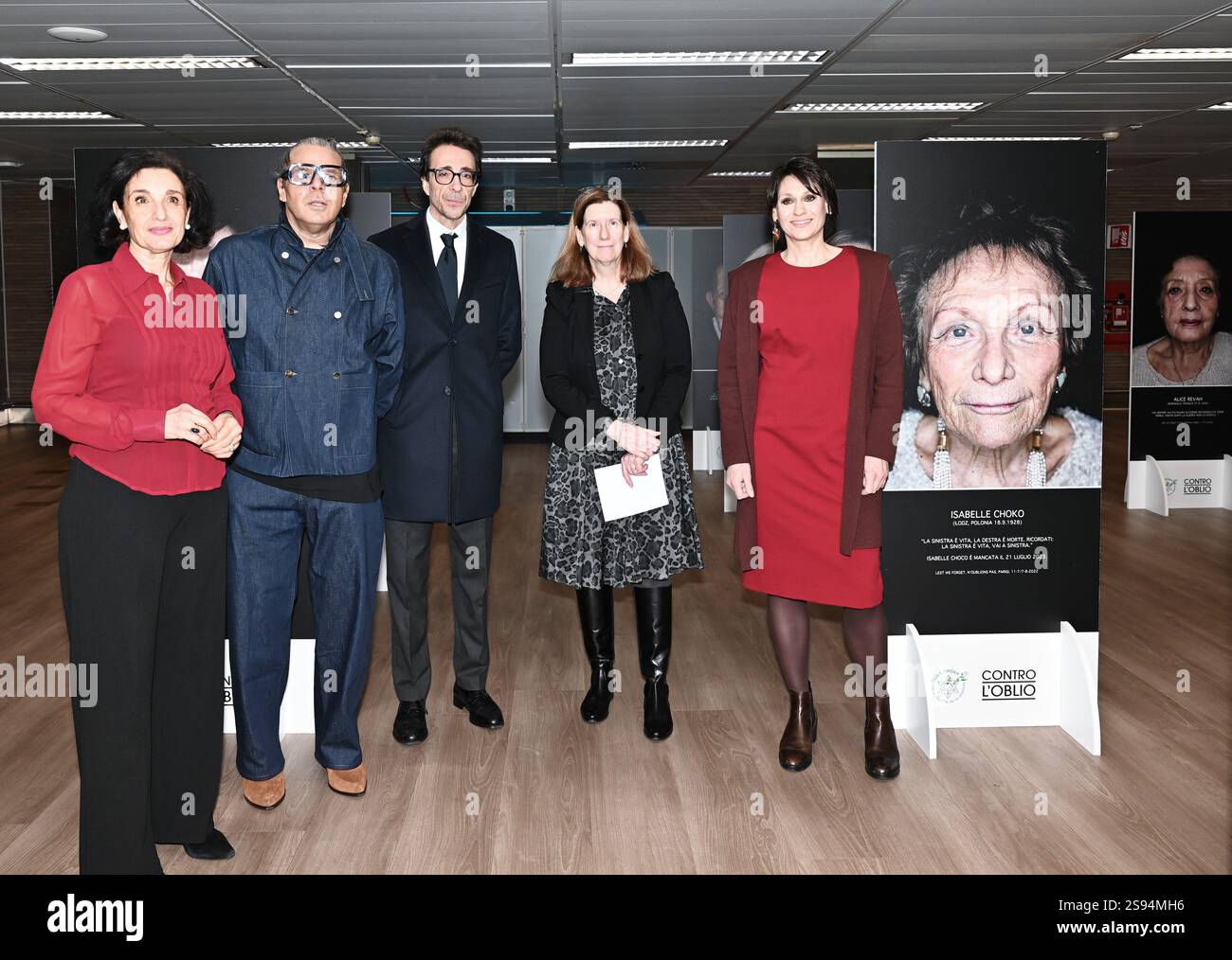 Milan,Italy AGAINST OBLIOTH the exhibition to celebrate Holocaust ...