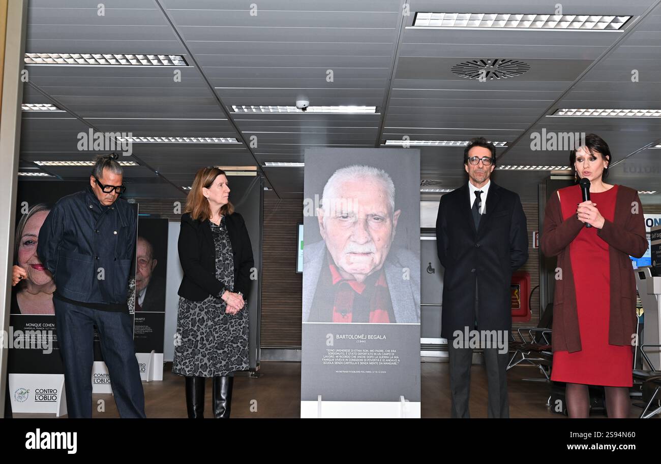 Milan,Italy AGAINST OBLIOTH the exhibition to celebrate Holocaust ...