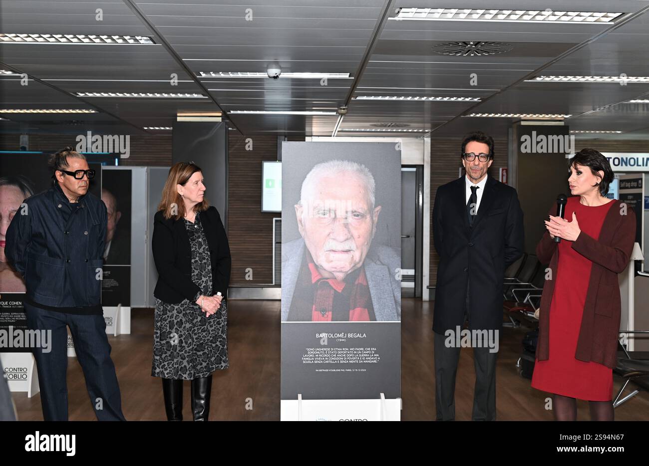 Milan,Italy AGAINST OBLIOTH the exhibition to celebrate Holocaust ...