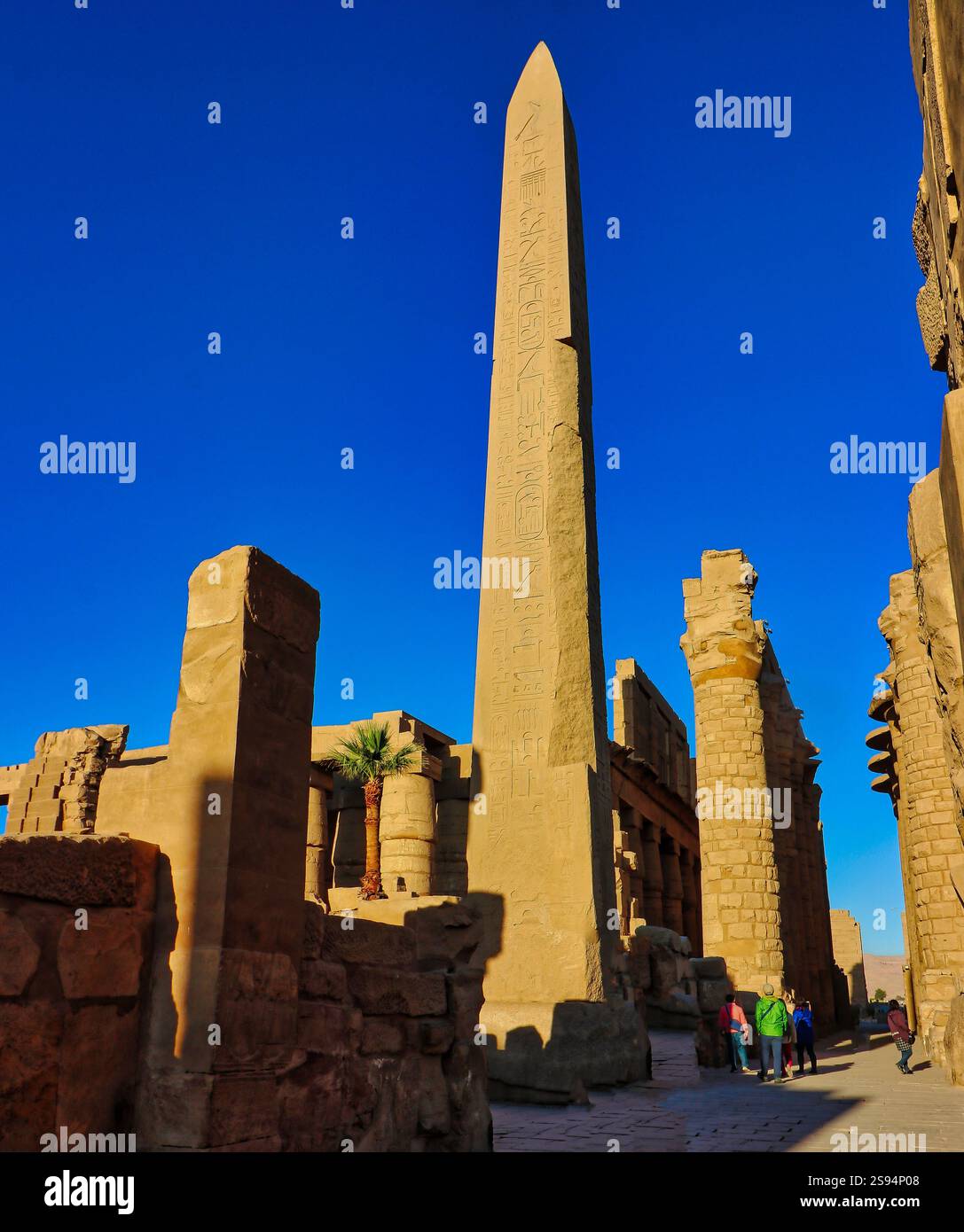 Obelisk of Thutmose I standing at 21.2 meters built around 1500 BC ...