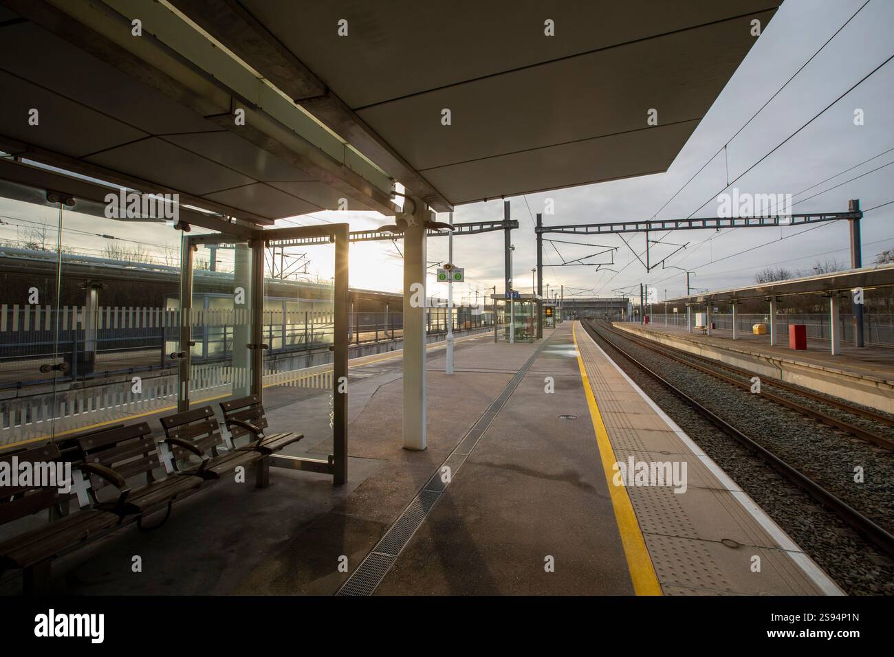 Ebbsfleet International railway station is in Ebbsfleet Valley, Kent ...